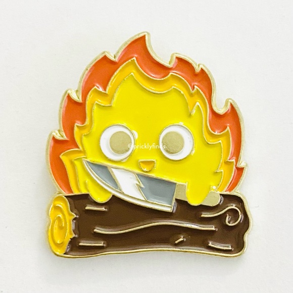 pricklyfinds | Jewelry | 84 Howls Moving Castle Califer Flame With ...